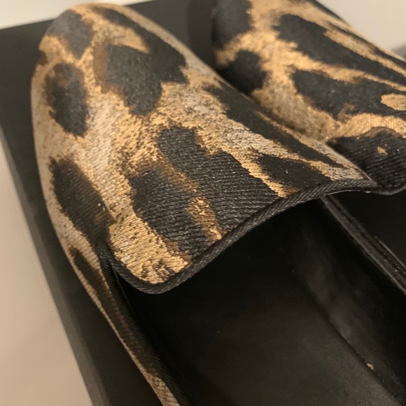 Banana Republic | Shoes | Banana Republic Leopard Print Smoking Loafers ...